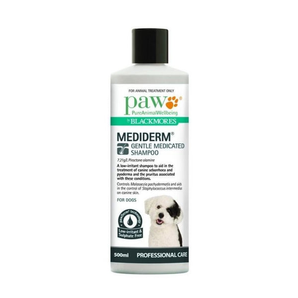 Petsleisure | Paw Mediderm Gentle Medicated Shampoo For Dogs (500ml)